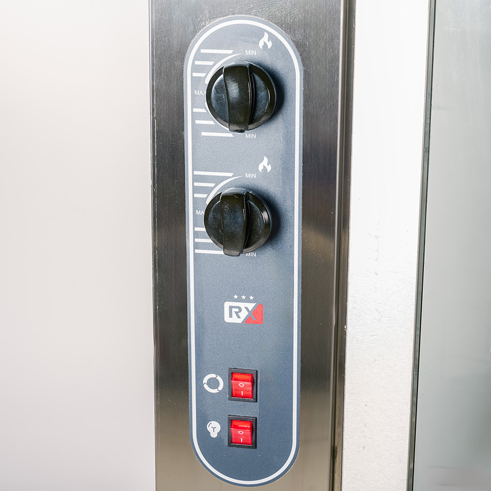 Asador de Pollos Vertical Eléctrico 12 Pollos Romux | Maquinaria Hostelería