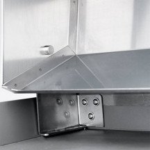 Plancha Acero Sobremesa Ranurada 80 Eléctrica con Tapa Trifásica Stalgast